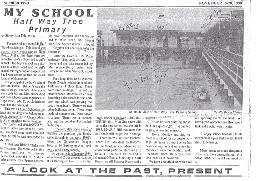 Half Way Tree Primary